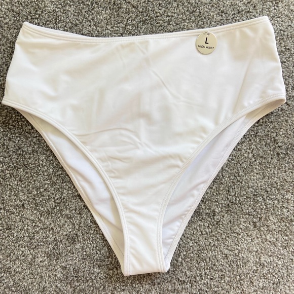 Forever 21 | Swim | White High Waisted Bikinis Bottoms | Poshmark